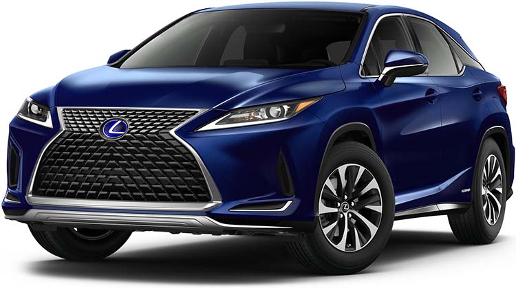 New Lexus RXh Left Hand Drive Body colors, Full variation of exterior ...