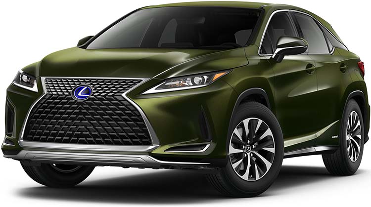 New Lexus RXh Left Hand Drive Body colors, Full variation of exterior ...