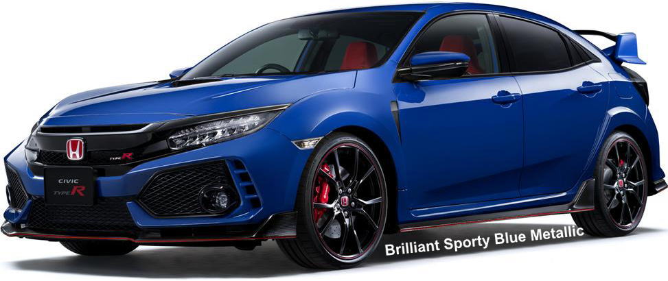 New Honda Civic Type R Body colors, Full variation of exterior colours ...