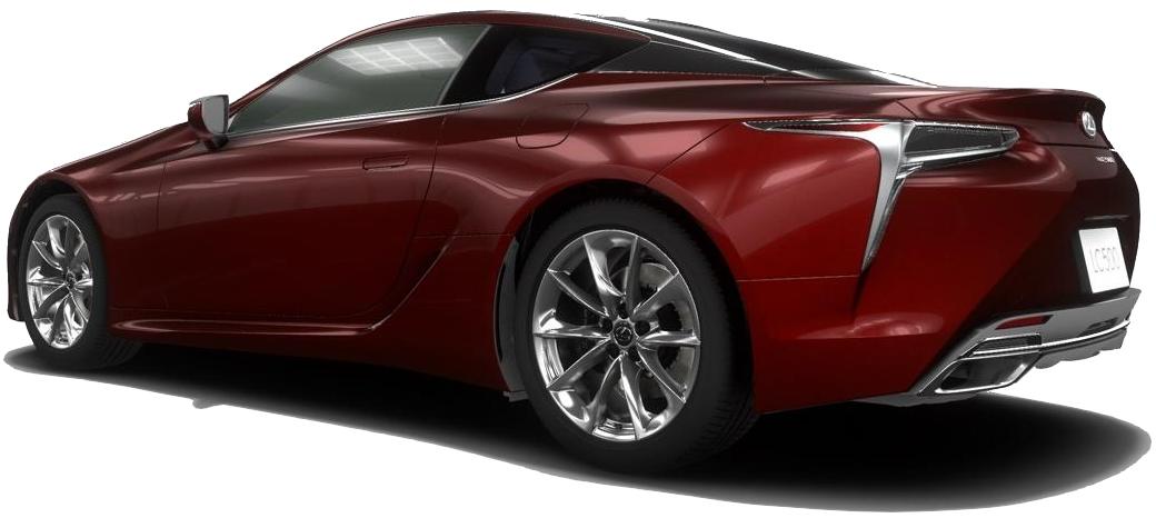New Lexus LC500 Back view picture, Rear view photo and Exterior image