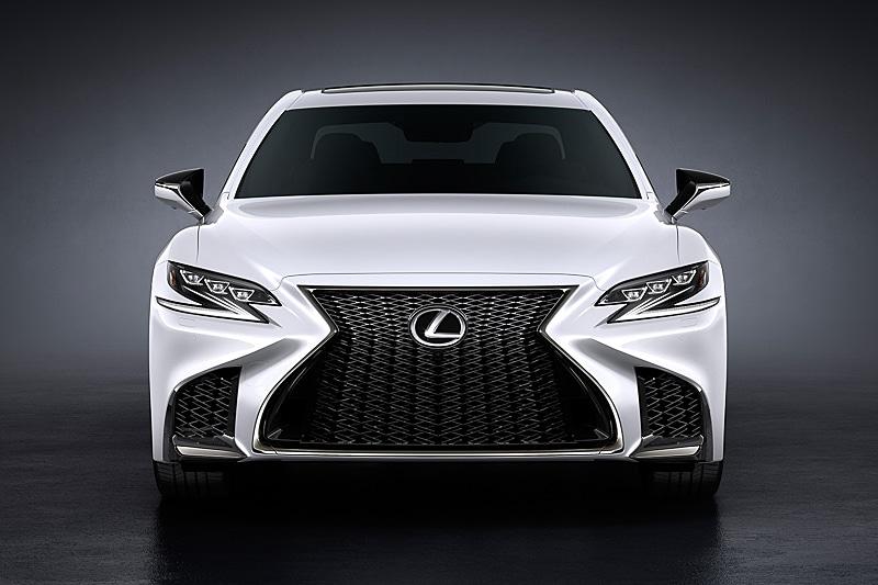 New Lexus LS500 F-Sport Front picture, front view photo and Exterior ...