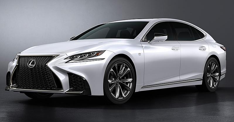 New Lexus LS500h F-Sport Front picture, front view photo and Exterior image 3