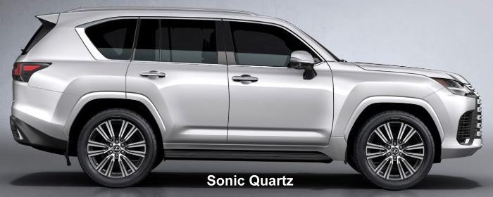 New Lexus LX600 Body colors, Full variation of exterior colours selection