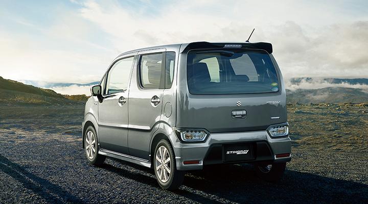 New Suzuki Wagon R Stingray Hybrid Back picture, Rear view photo and ...