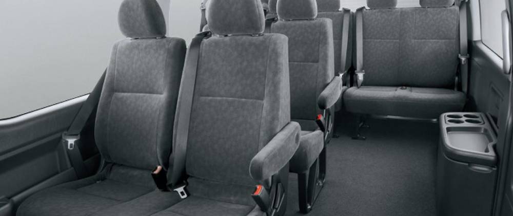 New Toyota Hiace Wagon Interior picture, Inside view photo and Seats image