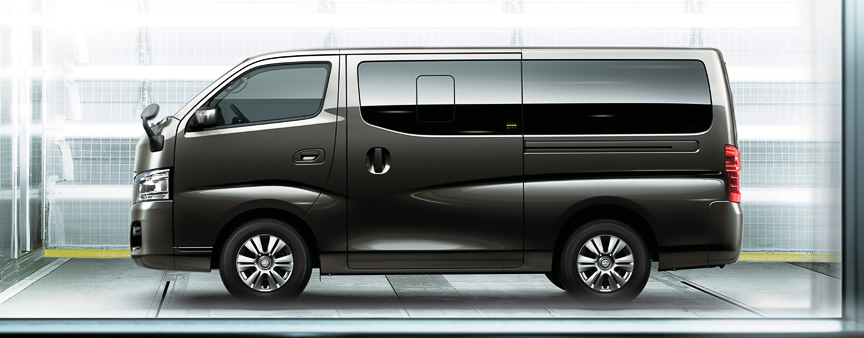 New Nissan NV350 Caravan van Side view picture, Side photo and Exterior ...