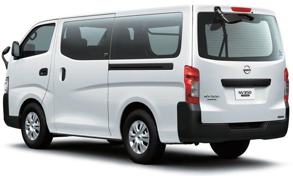 New Nissan NV350 Caravan van Back picture, Rear view photo and Exterior ...