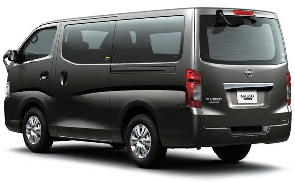 New Nissan NV350 Caravan van Back picture, Rear view photo and Exterior ...