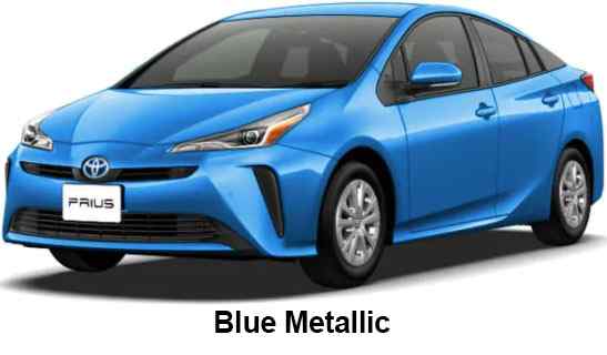 New Toyota Prius Body colors, Full variation of exterior colours selection