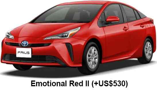 New Toyota Prius Body colors, Full variation of exterior colours selection