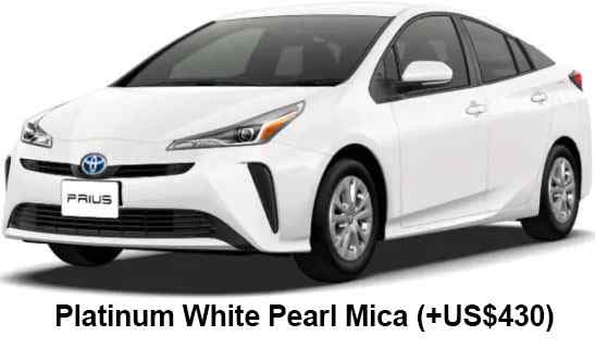 New Toyota Prius Body colors, Full variation of exterior colours selection