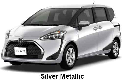 New Toyota Sienta Body colors, Full variation of exterior colours selection