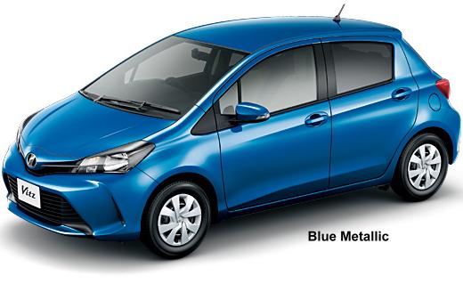 New Toyota Vitz Body color photo, Exterior colour picture, colors image