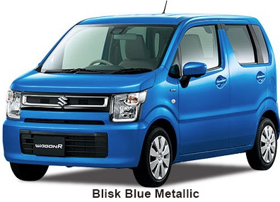 New Suzuki Wagon-R Body colors photo, Exterior colour picture, color image